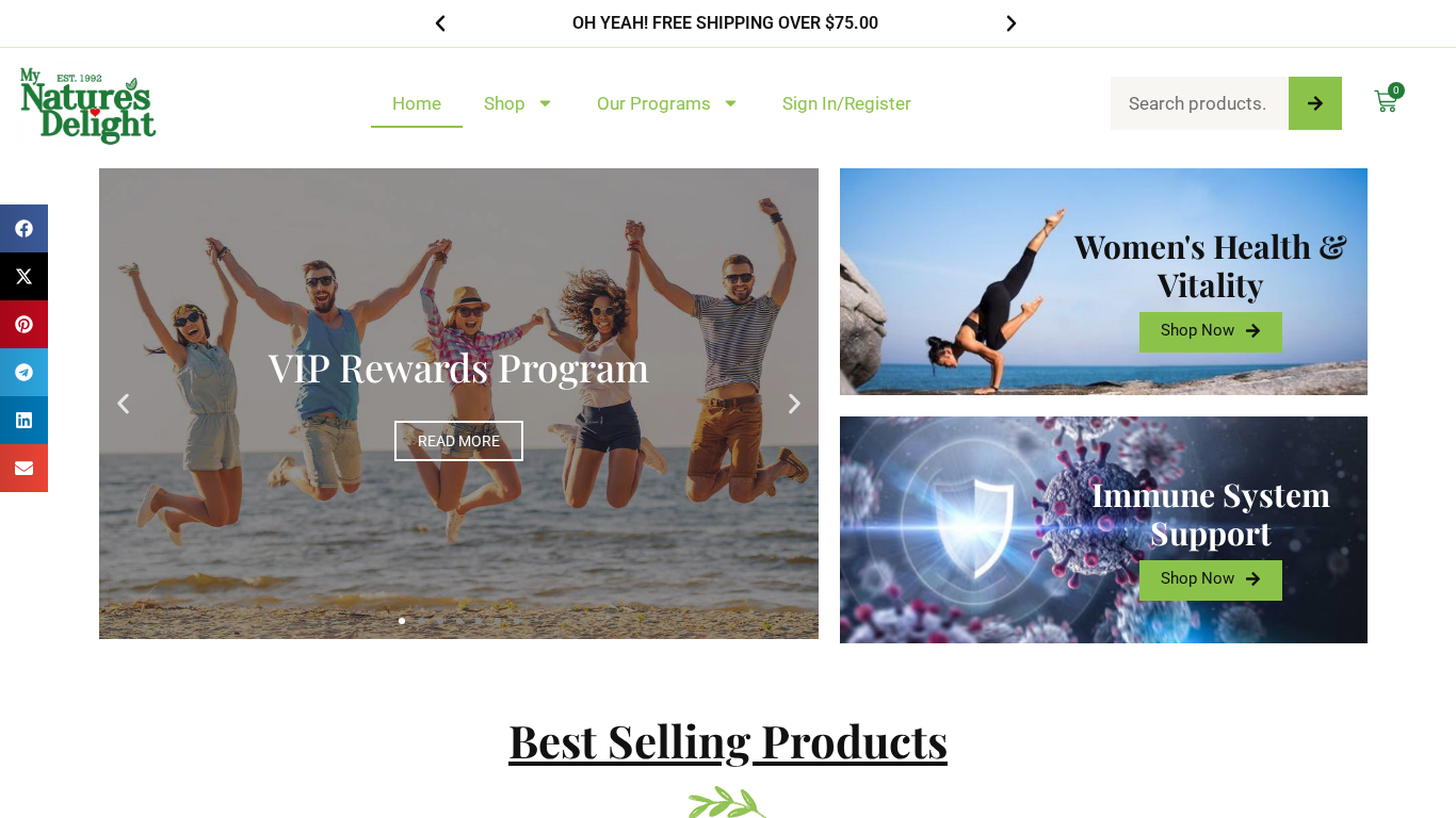 Programma di Affiliazione My Nature's Delight | Post Affiliate Pro